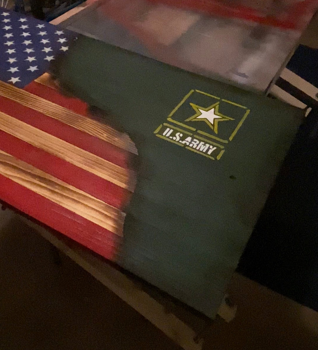 Rustic Army Flag – Rustic Woods